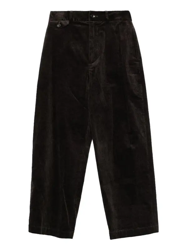 NICHOLSON & NICHOLSON Corduroy Trousers - Brown