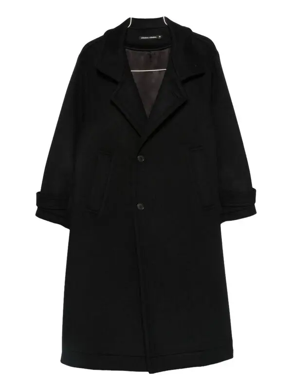 NICHOLSON & NICHOLSON Wool Coat - Black
