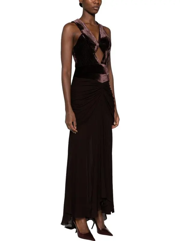 Zimmermann Valiant Draped Maxi Dress - Red