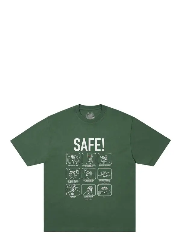 PALACE Safe! Graphic T-shirt - Green