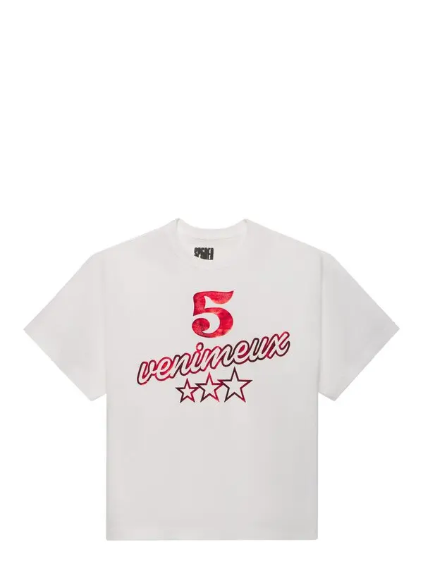 SP5DER Glacier' Venimeux Graphic Tee - Cream
