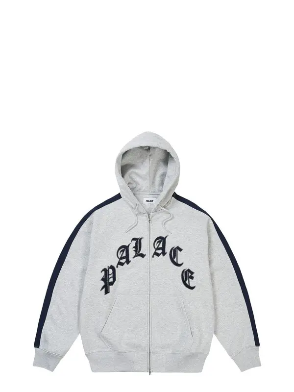 PALACE Legacy Zip Hood - Grey