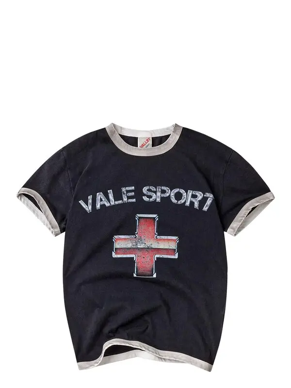 VALE FOREVER Sport Graphic T-shirt - Black