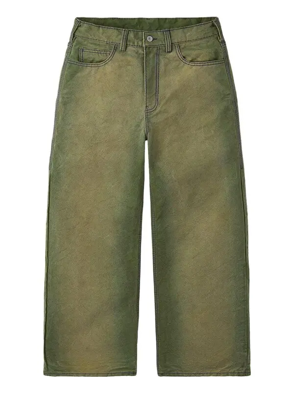 GV GALLERY Skunk Denim Trousers - Green