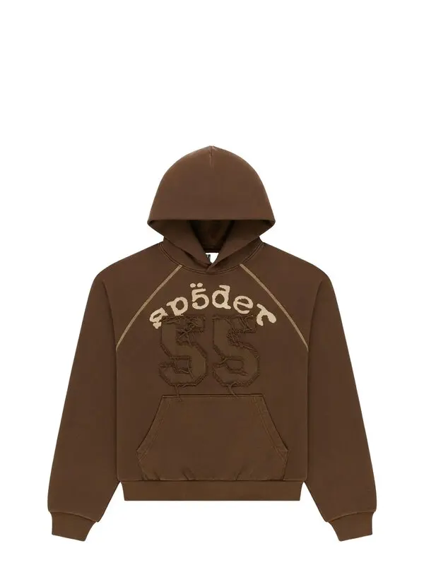 SP5DER 55 University Hoodie - Brown