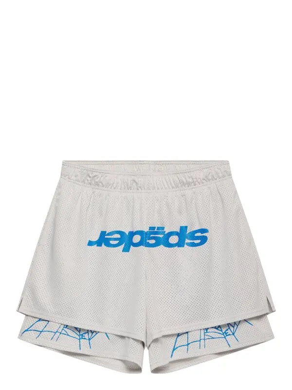 SP5DER Mesh Double Layer Short - Grey