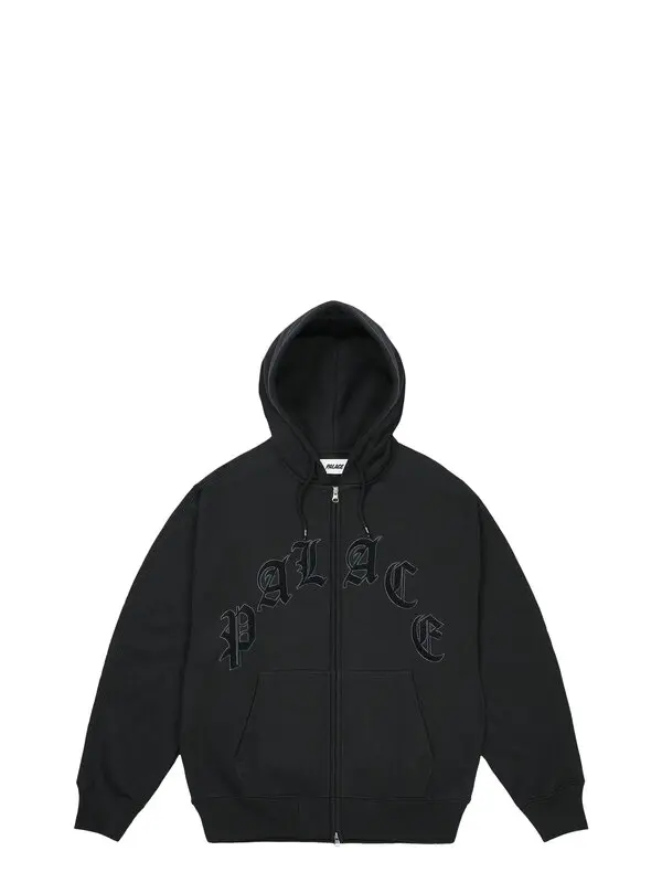 PALACE Legacy Zip Hood - Black
