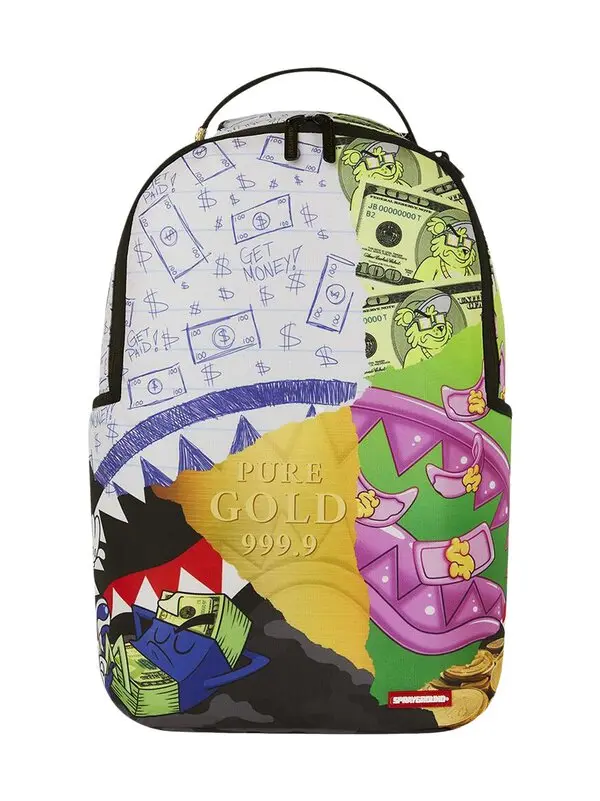 SPRAYGROUND Money Collage Backpack - Multicolor