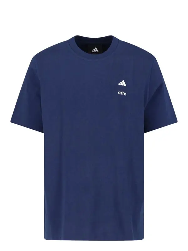 Adidas Cotton Graphic T-shirt - Blue