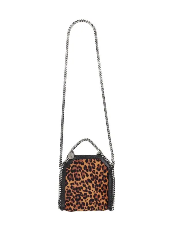 Stella McCartney Animal Print Chain Shoulder Bag - Animalier