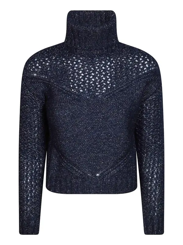 Herno Hooded Zip-up Jacket With Padded Sleeves And Fringed Hem - Blu