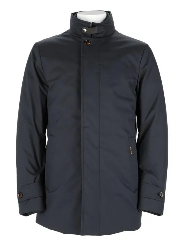 MOORER Technical Trench Coat - Blue