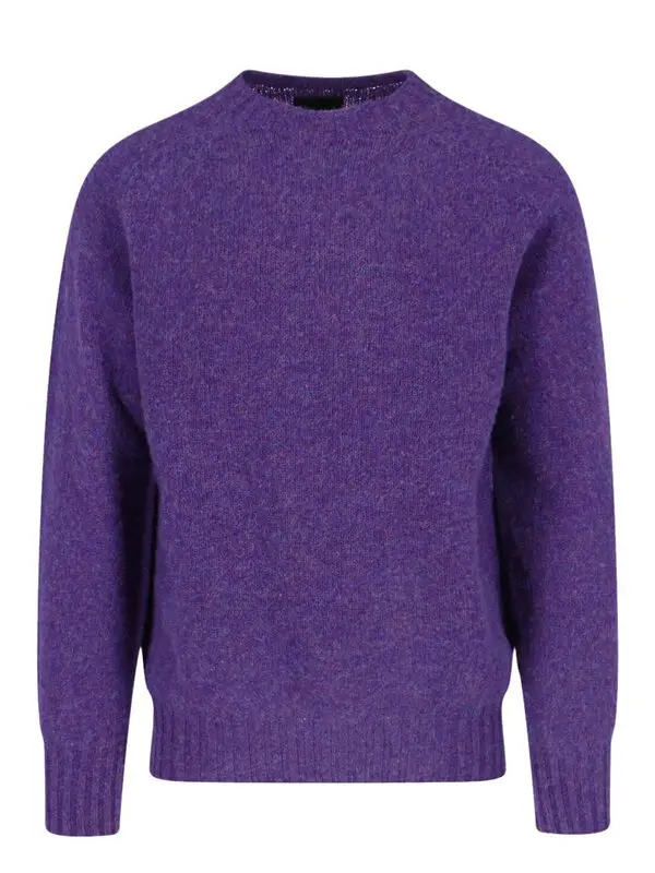 Howlin' 100% Wool Crewneck Sweater - Violet