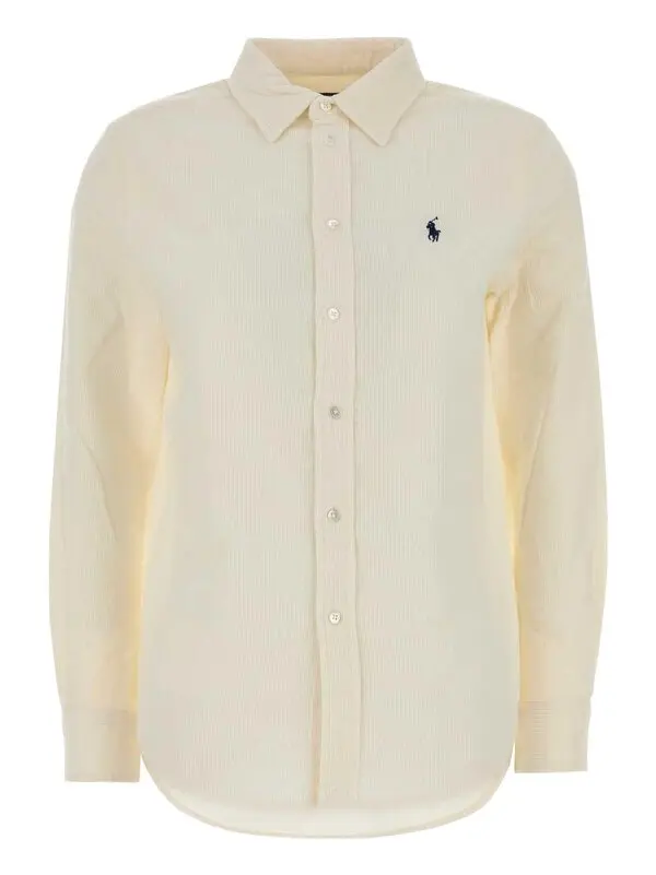 Polo Ralph Lauren Classic Corduroy Button-up Shirt - White