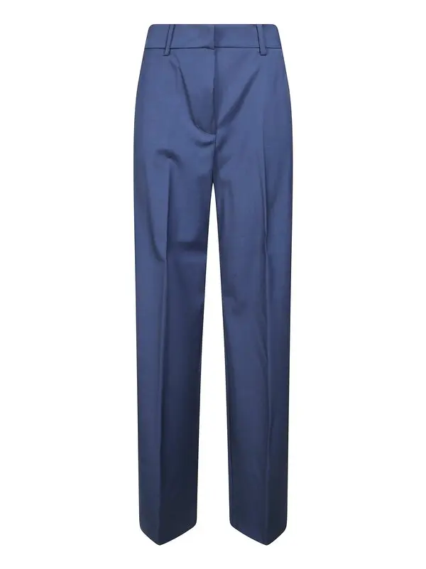 Max Mara Wkdvisivo Wide Leg Pants - Blu