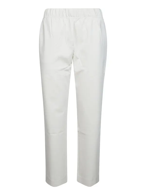 Max Mara Cigarette Leg Trousers - Bianco