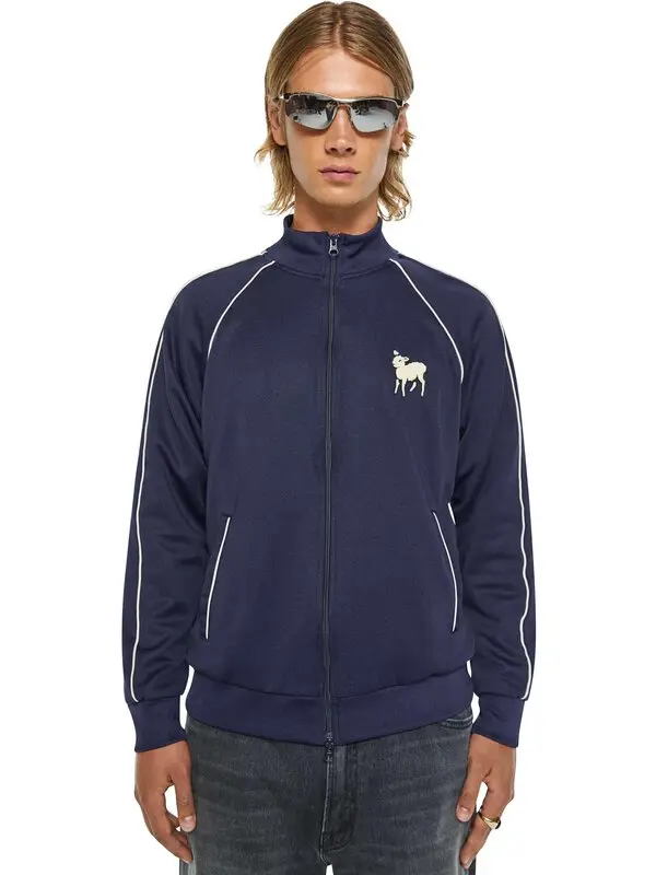 MOTHER The Front Runner Jacket Navy - Blue