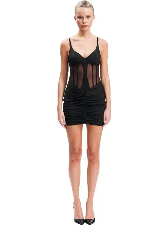 OW Sivara Mini Dress - Black