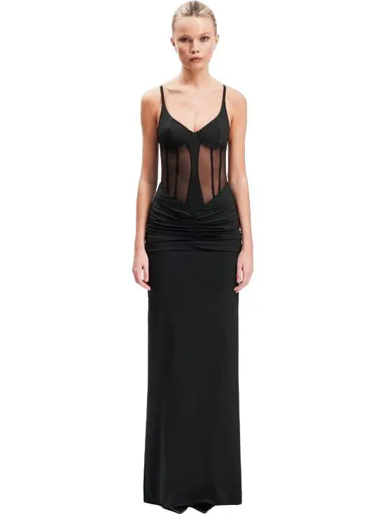 OW Sivara Maxi Dress - Black