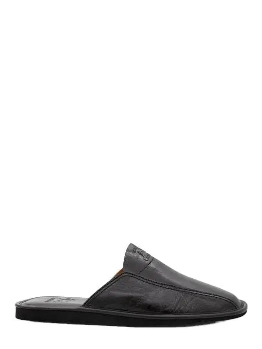 Cavalinho Gentleman Leather House Slippers - Black