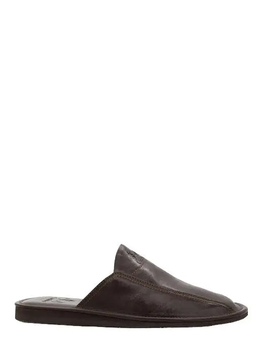 Cavalinho Gentleman Leather House Slippers - Brown