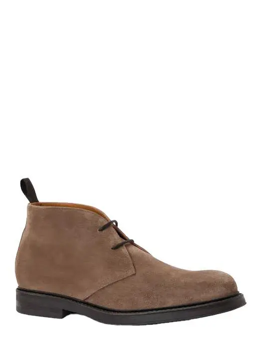 Aquatalia Brindisi Lace-up Chukka Boot - Taupe Suede