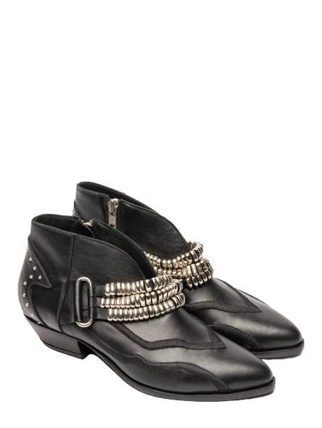 CLARA BARCELO Skill Before Strength Ankle Boots - Black