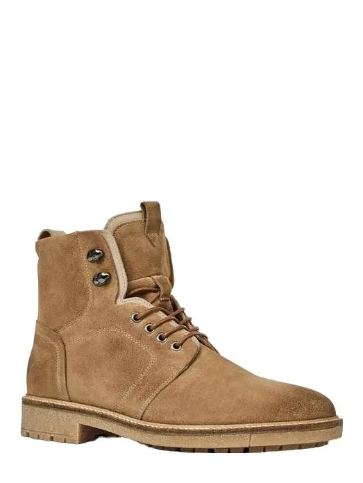 Aquatalia Rovello Water Repellent Lace-up Boots - Sand Suede