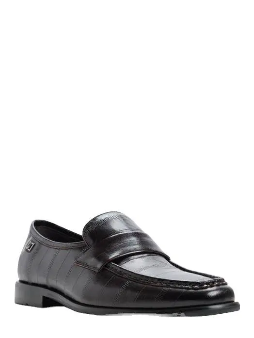 Aldo Emanuele Leather Loafer - Dark Brown