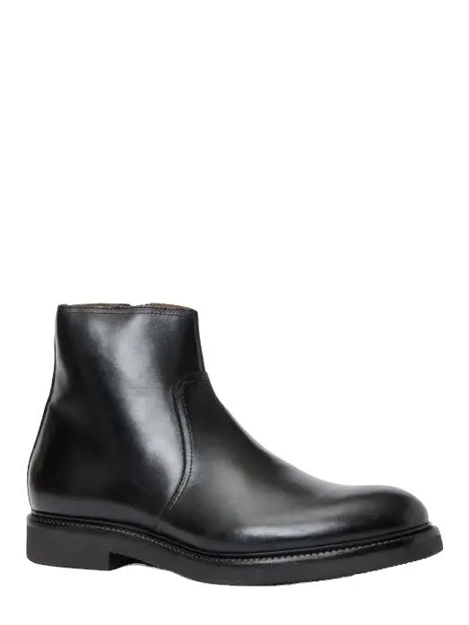 Aquatalia Palmiro Water Repellent Zip Up Boots - Black Calf
