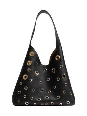 SAINT + SOFIA Allana Eyelet Bag - Black