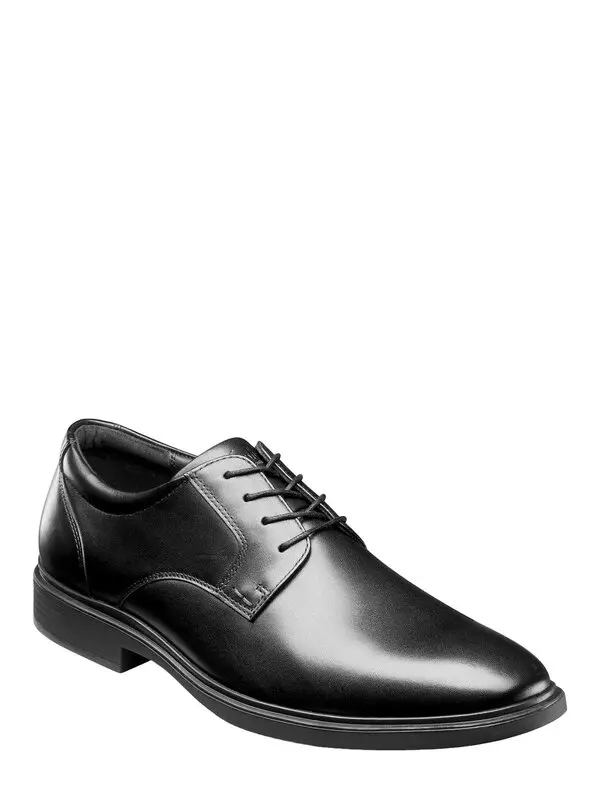 Florsheim Forecast Ii Waterproof Plain Toe Oxford - Black