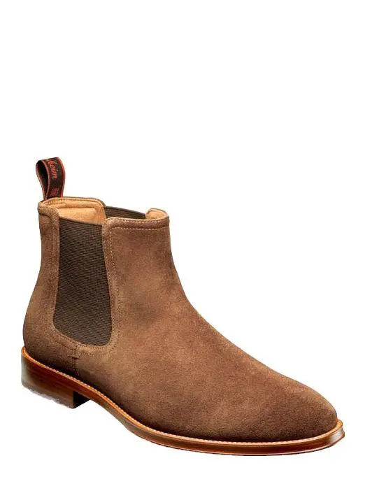 Florsheim Rucci Lug Plain Toe Chelsea Boot - Brown Suede