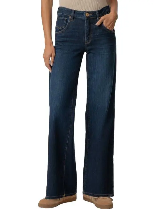 Kut From The Kloth Maya Fab Ab Wide Leg Jeans - Angelically