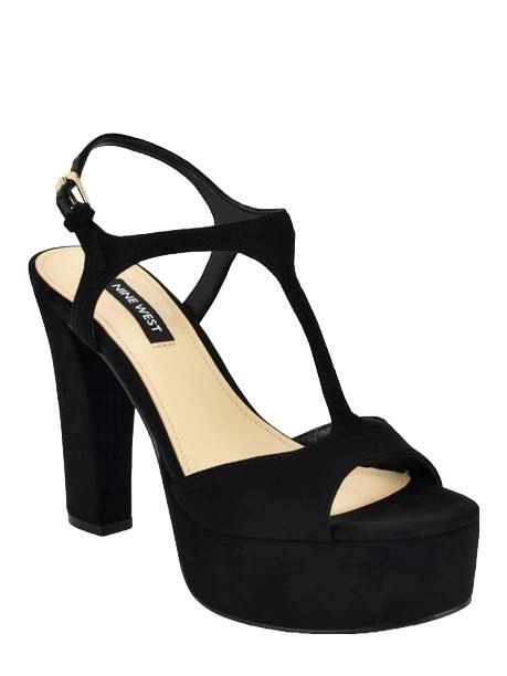 Nine West Naini Platform Sandal - Black