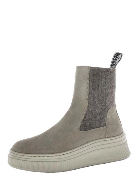 VOILE BLANCHE Flaurence" Bootie - Medium Grey