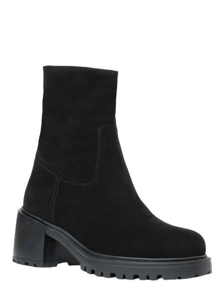 Aquatalia Danni Waterproof Suede Bootie - Black Suede