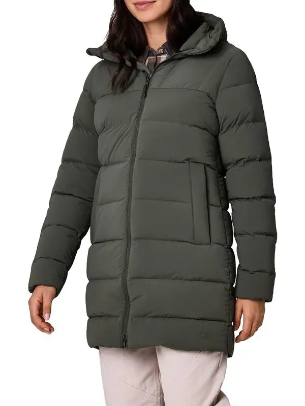 OUTDOOR RESEARCH Highveil Stretch Down Parka - Dark Laurel