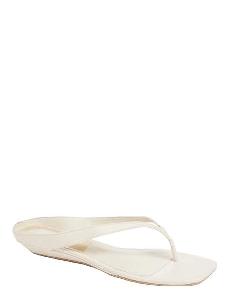 Dolce Vita Gizele Wedge Thong Sandal - Bone Leather