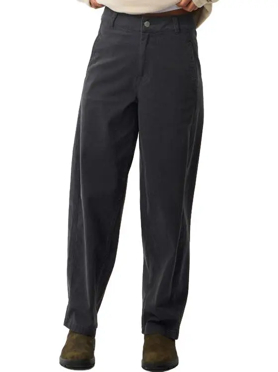 Rip Curl Venture Barrel Leg Stretch Twill Pants - Charcoal
