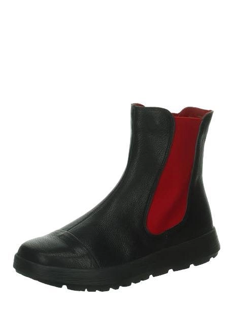 Think! Comoda Leather Chelsea Boot - Black