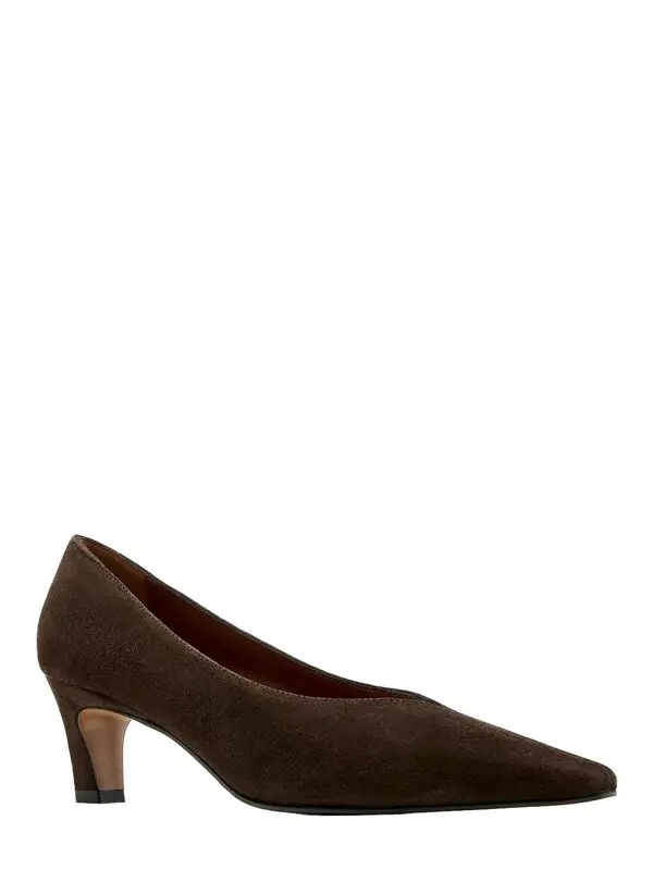 La Canadienne Beckham City Dry™ Waterproof Suede Pumps - Brunette Suede