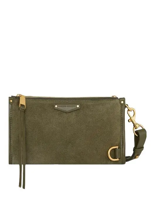 Rebecca Minkoff Mab Small Leather Crossbody Bag - Olive