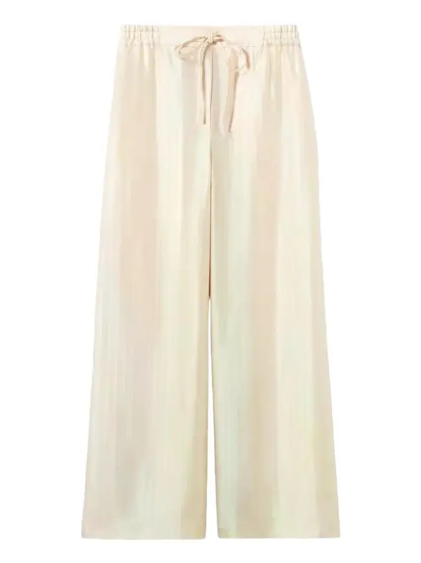 Claudie Pierlot Striped Palazzo Pants - Neutrals