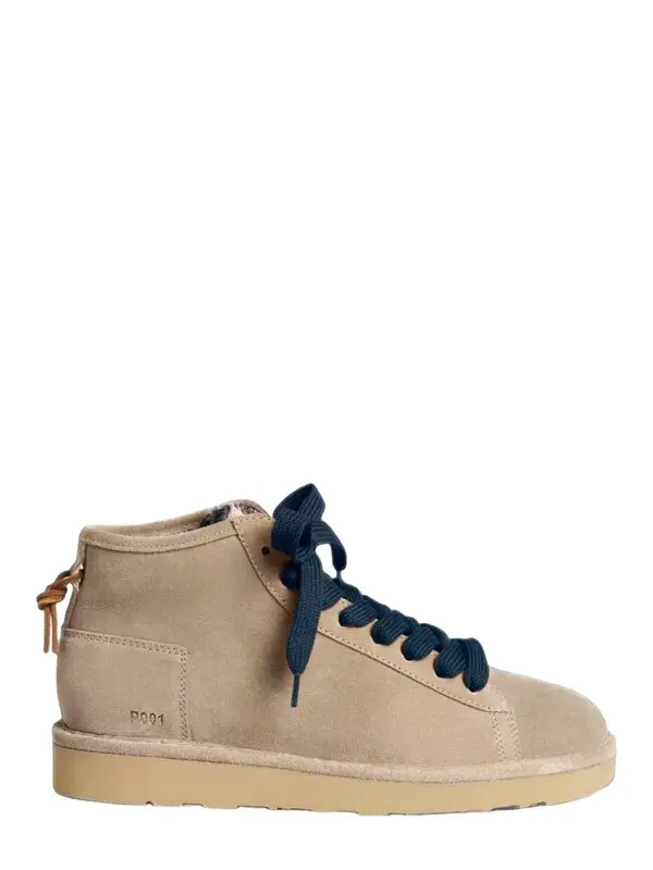 PANCHIC Lace-up Suede Sneakers - Neutrals
