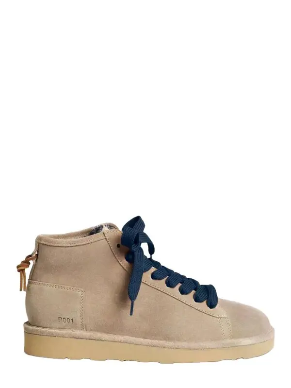 PANCHIC Lace-up Suede Sneakers - Neutrals