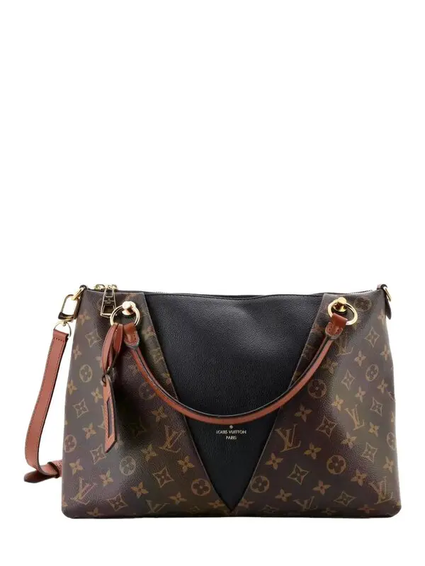 LOUIS VUITTON Monogram Canvas And Leather Mm Shoulder Bag - Black
