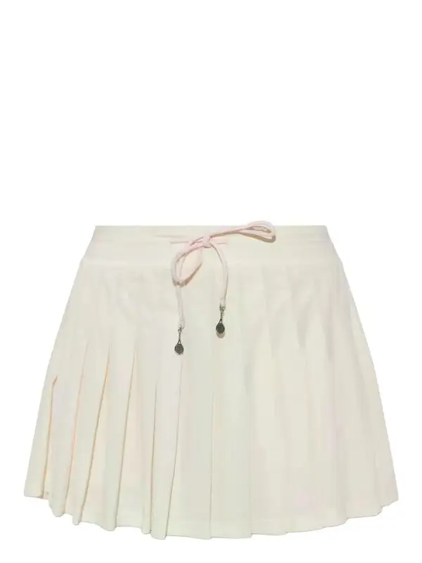 The Upside Cadiz Pleated Mini Skirt - Neutrals