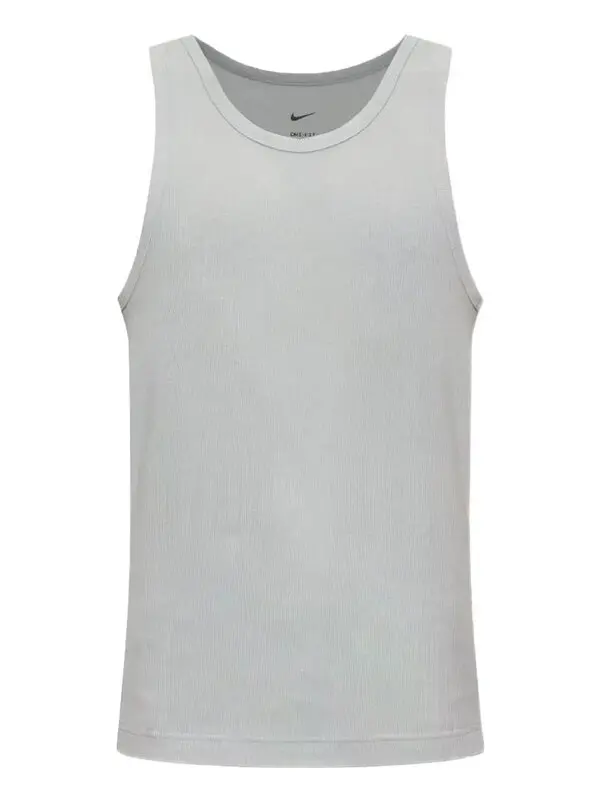 Nike Ribbed Logo-patch Vest - Grey