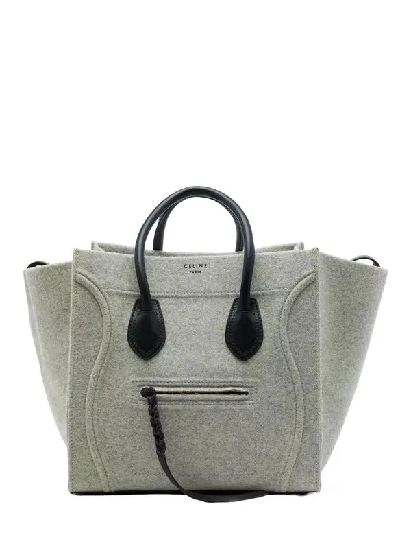 Celine Medium Phantom Luggage Tote Bag - Grey